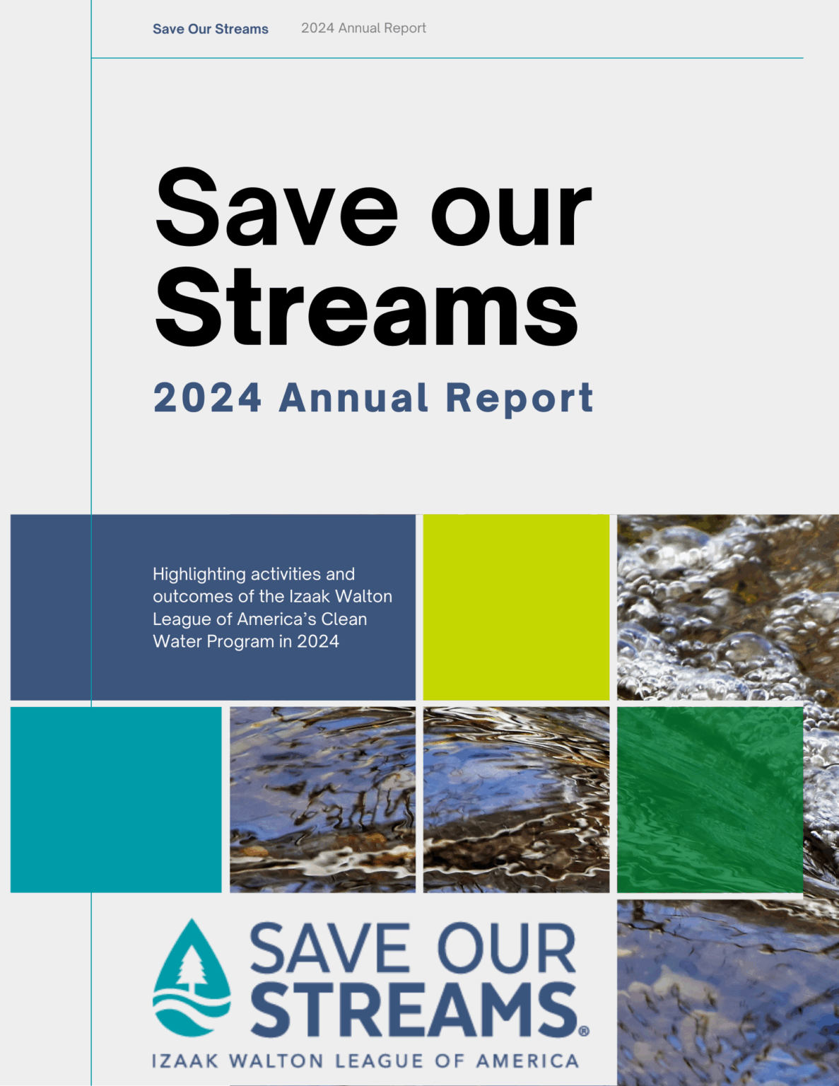 SOS Annual Report 2024 - Izaak Walton League of America